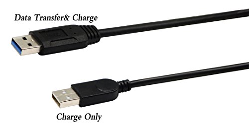 zdyCGTime USB 3.0 Extender Cable USB 3.0 Female to USB 3.0 & USB 2.0 Male Extra Power Data Y Splitter Charger Extension Cable(33CM/13inch)