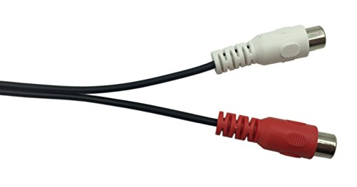 CERRXIAN LEMENG Din 5 Pin Male to 2 RCA Female Professional Grade Audio Cable for Bang & Olufsen, Naim, Quad.Stereo Systems (0.5m)