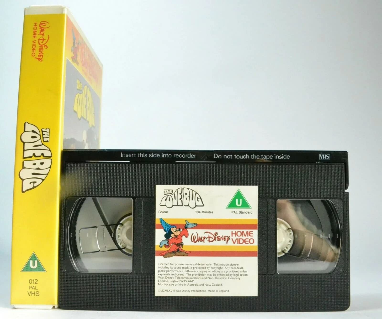 The Love Bug [Walt Disney]: Sport Adventure - Dean Jones / Michele Lee - Pal VHS