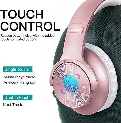 Picun B8 Wireless Headphones (Gold)