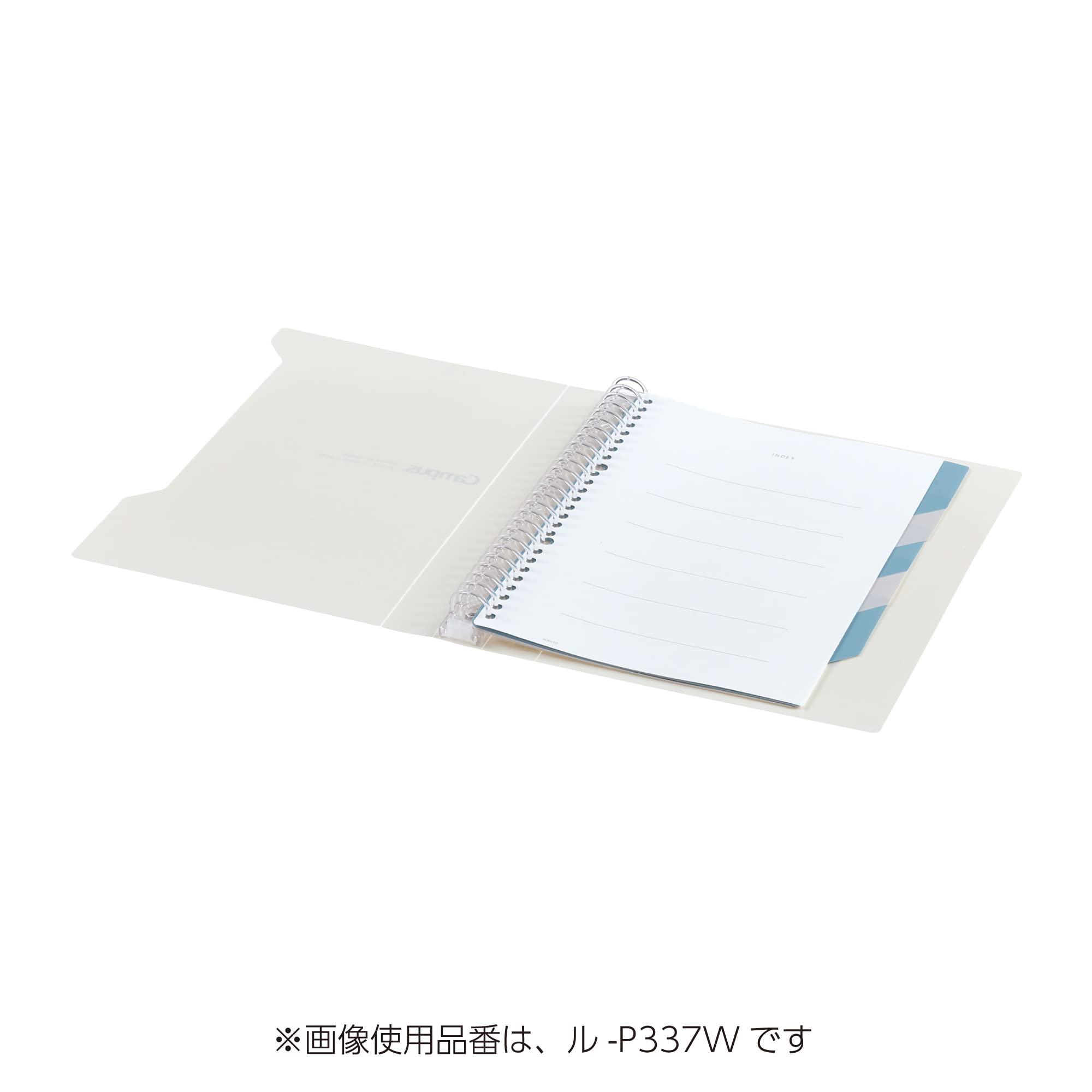 Kokuyo Campus Slide Binder with 5 Tab Dividers, Middle Type, B5, 26 Holes, Up to 100 Sheets, Navy Blue, Japan Import (RU-P337DB)