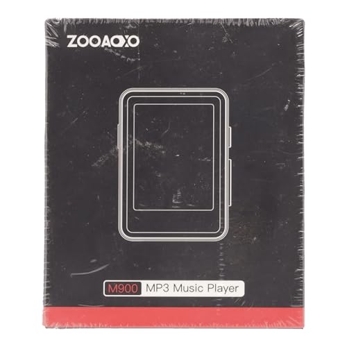 ZOOAOXO 128GB MP3 Player Bluetooth 5.2 with 2.4" Full Touch Screen,Portable Music Player with Speaker, HiFi Sound Quality, E-Book, Alarm Clock, Radio, Voice Recorder, Headphones Included