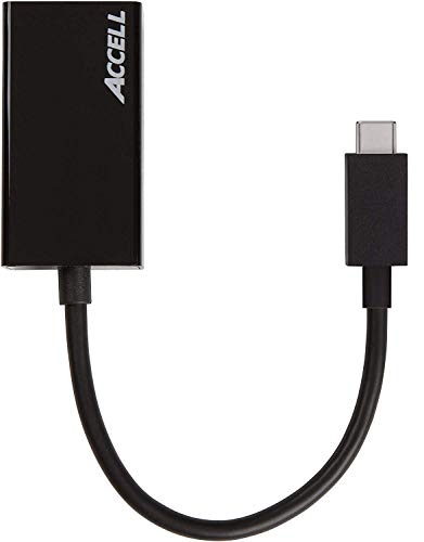 Accell USB-C to HDMI Adapter - USB 3.1 Type-C to HDMI 2.0 Active Adapter - 4K UHD @60Hz - Thunderbolt 3 compatible supporting DisplayPort Alt Mode