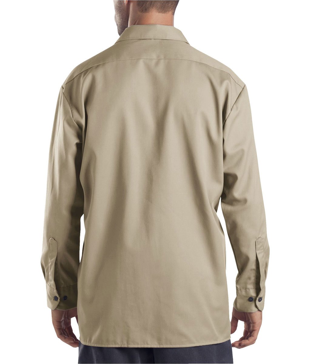 Dickies Men's Long Sleeve Work Shirt, Desert Sand, X-Large