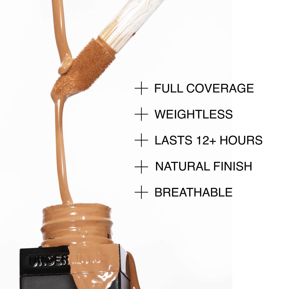 HIDE Liquid Concealer, Medium to Full Coverage Concealer for Blemishes, Under Eye Dark Circles & Scars, Oil Free Concealer, Chiffon (See Shade Finder), 0.5 fl oz