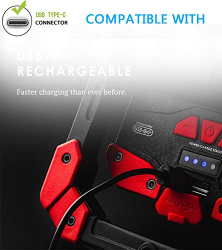 TODOO USB C Fasting Charging Cable Compatible with NEBO Omni 2K, 12K, LUXTREMEThruNite T2, TT20 OLIGHT Marauder 2, X7R Marauder Rechargeable Flashlight -(5FT)
