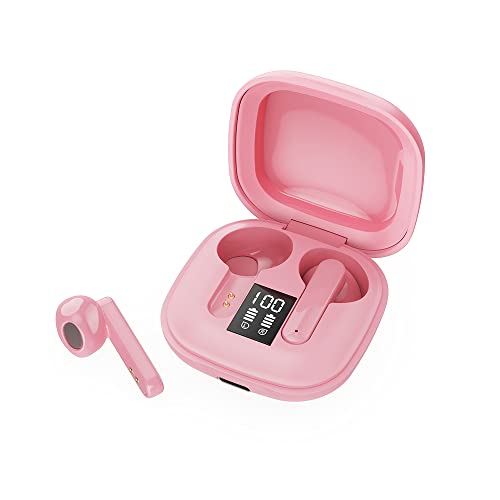 Hoseili 2023new editionBluetooth Headphones.Bluetooth 5.2 Wireless Earphones in-EarοΌLED Power Display IPX7 Waterproof Band Microphone Touch Control Portable Charging Case for iOS Android PC. YJA7