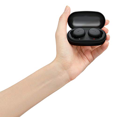 Sony WF-XB700 Truly Wireless Bluetooth Headphones, with Extra Bass, up to 18h battery life, splash and sweat resistance, Built-in Mic and Voice Assistant - Black