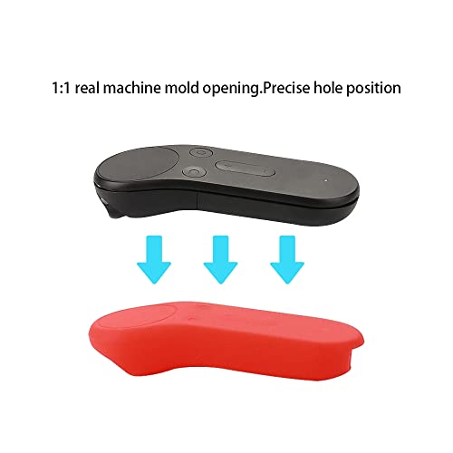 VR Handle Cover Handle Silicone Protective Cover for Huawei VR Glass, Dust-Proof, Anti Drop Protection VR Controller Protector (Red)