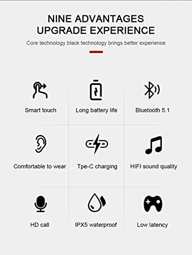 HAIHUANG Football World Cup Basketball Baseball Explosion Earphones LR01 in-Ear Touch TWS5.1 Wireless Bluetooth