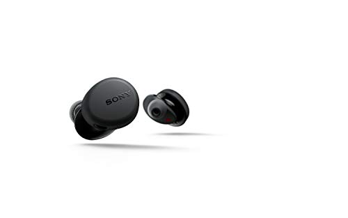 Sony WF-XB700 Truly Wireless Bluetooth Headphones, with Extra Bass, up to 18h battery life, splash and sweat resistance, Built-in Mic and Voice Assistant - Black