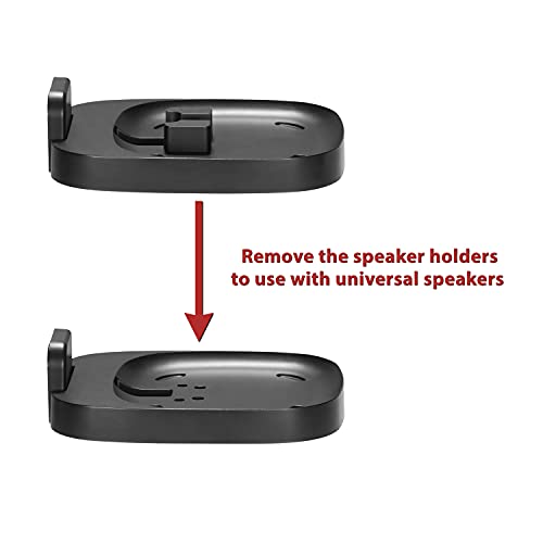EXIMUS Speaker Wall Mount Bracket for SONOS ONE and SONOS ONE SL and SONOS Play:1 and Universal Speakers - Black