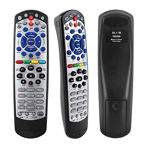 Remote Control for Dish Network 20.1 IR Remote Control, New Replacement IR Remote Control for Dish Network 20.1 IR Satellite Receiver TV1 DVD AUX