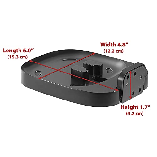 EXIMUS Speaker Wall Mount Bracket for SONOS ONE and SONOS ONE SL and SONOS Play:1 and Universal Speakers - Black