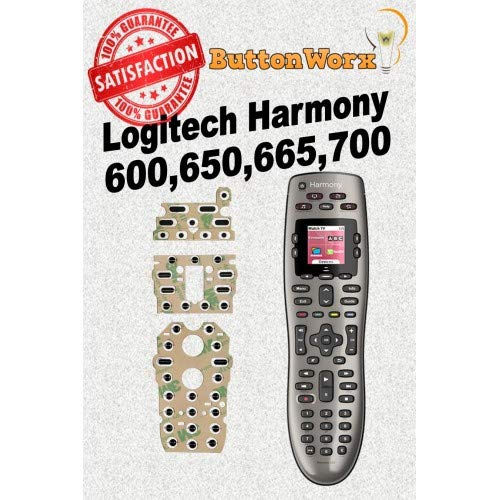 Logitech Harmony Button Repair Models 600 650 665 700