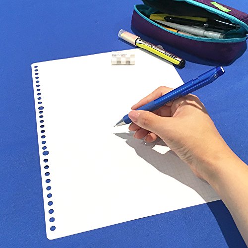 Kokuyo Campus Loose Leaf Paper for Binders, Business Type, Sarasara Smooth Writing, A4, 5mm Grid Ruled, 30 Holes, 100 Sheets, pH Neutral, Bleed Resistant, Japan Import (NO-G806S-5N)