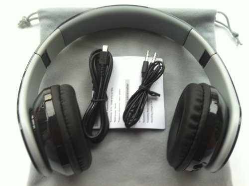 New Over-Ear HiFi Bluetooth 4.0 Headphones Headset for Mobile Cell Phone Laptop PC Tablet