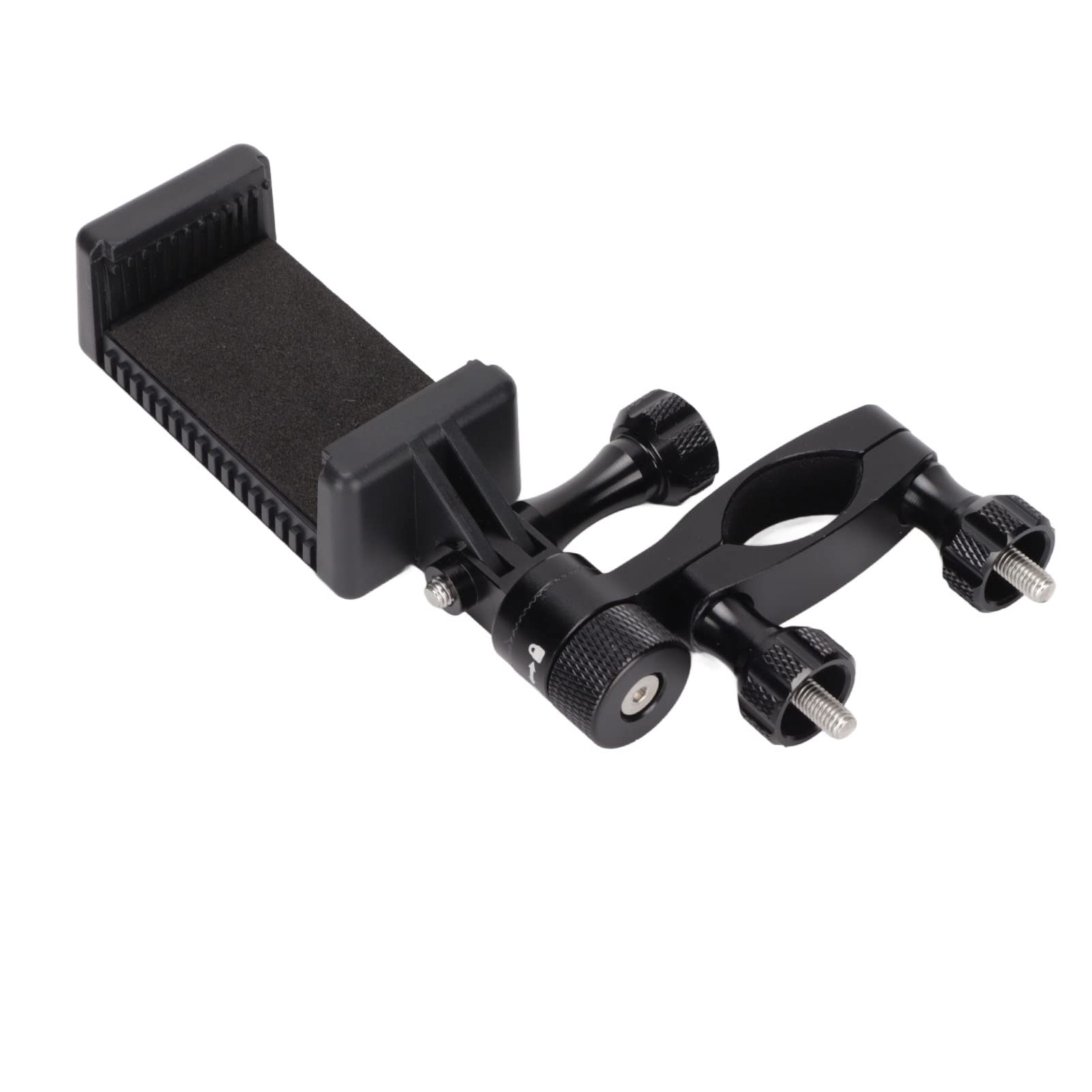 Bike Camera Holder, 360 Degree Rotation Motorcycle Camera Bracket Corrosion Resistance Slip Resistance Pad for Sports Camera