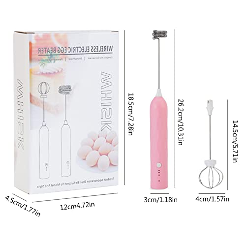 Milk Frother Hand-held Foam Maker Whisk Drink Mixer Mini Foamer For Lattes Cappuccinos Frappes Milk Hot Chocolate Milk Foam Maker For Coffee Electric Usb Rechargable