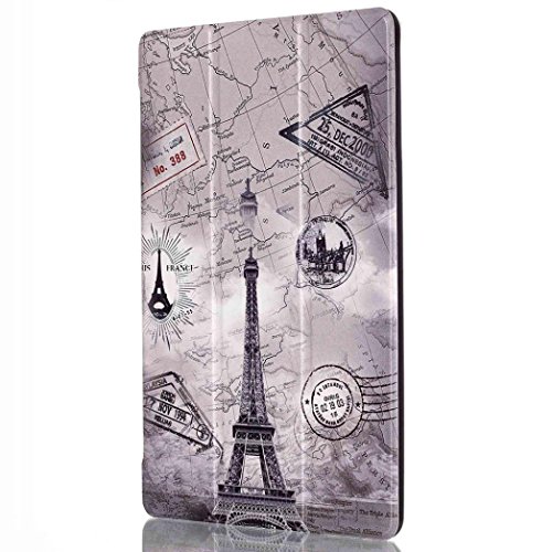 MNtech New Sleep Folding Stand Painted Leather Protective Case Cover For HUAWEI Mediapad M2 8.0inch (D)