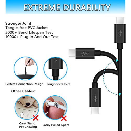Charger Cord Cable for JBL Charge 4 Charge 5 - 5 Feet for JBL Flip 5, Clip 4, Pulse 4, GO 3, Extreme 3, Tuner 2, JRPOP, Endurance Peak 2 Bluetooth Earphones Speakers USB Fast Charging Cable Power Cord