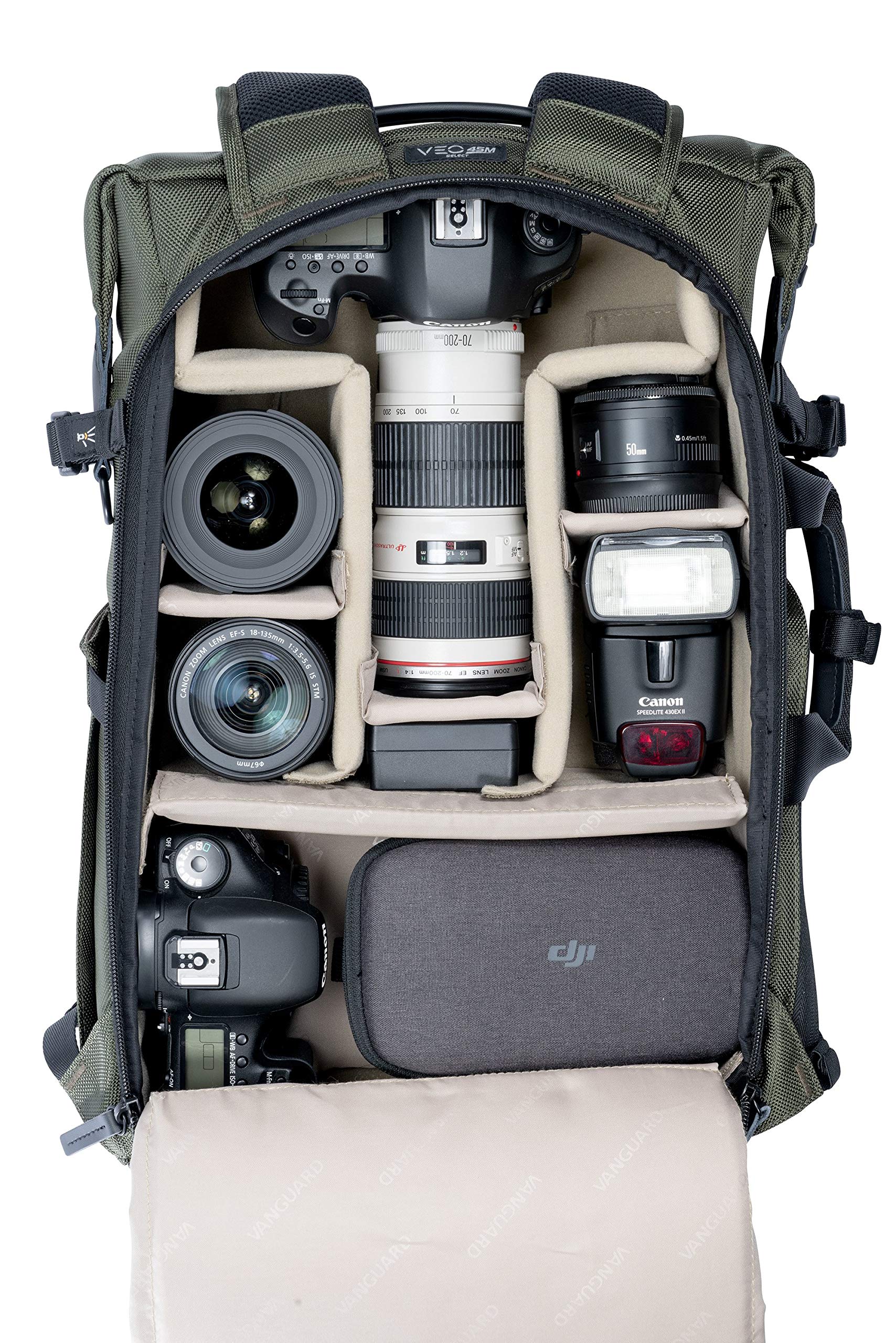 VANGUARD Camera Bag Shoulder 41, Green, Rucksack