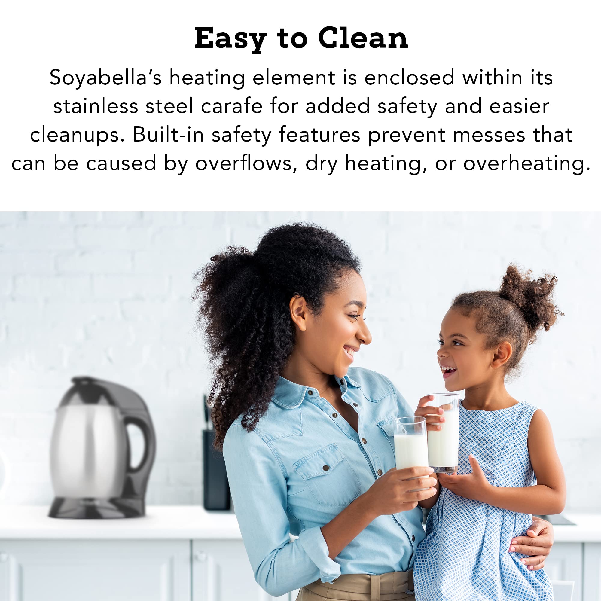 Tribest SB-132 Soyabella, Automatic Soy Milk Maker Machine with Tofu Kit Large, Silver, Large, Black/Stainless Steel
