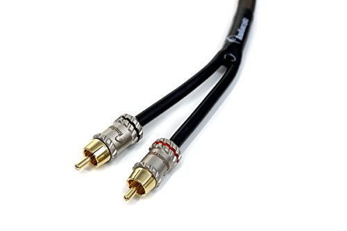 KnuKonceptz Krystal Kable 2 Channel 6M Twisted Pair RCA Cable 20'