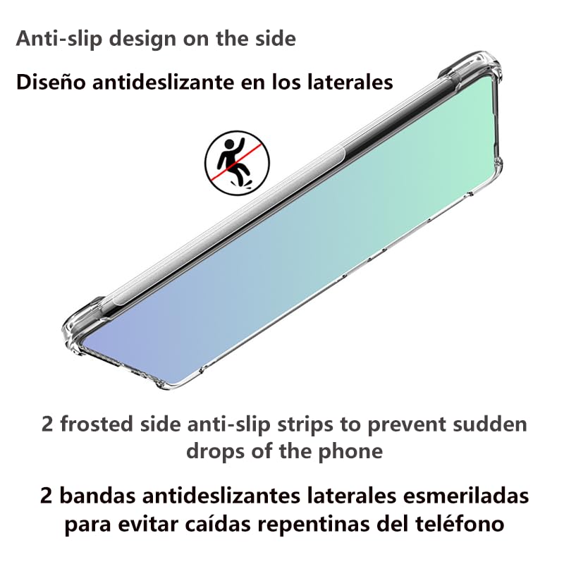 USTIYA Case for Huawei P60 Pro y Huawei P60 Clear TPU Four Corners Protective Cover Transparent Soft