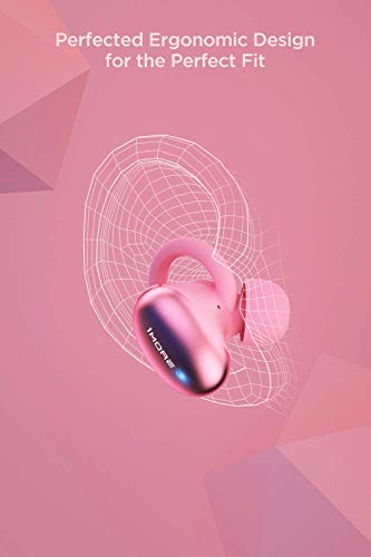 1MORE Stylish True Wireless in-Ear Headphones - Bluetooth - 6.5 Hours of Battery - 15-Minute Quick Charge for 3 Hours of Use β Portable Charging Headphone Case Included - Pink (Renewed)