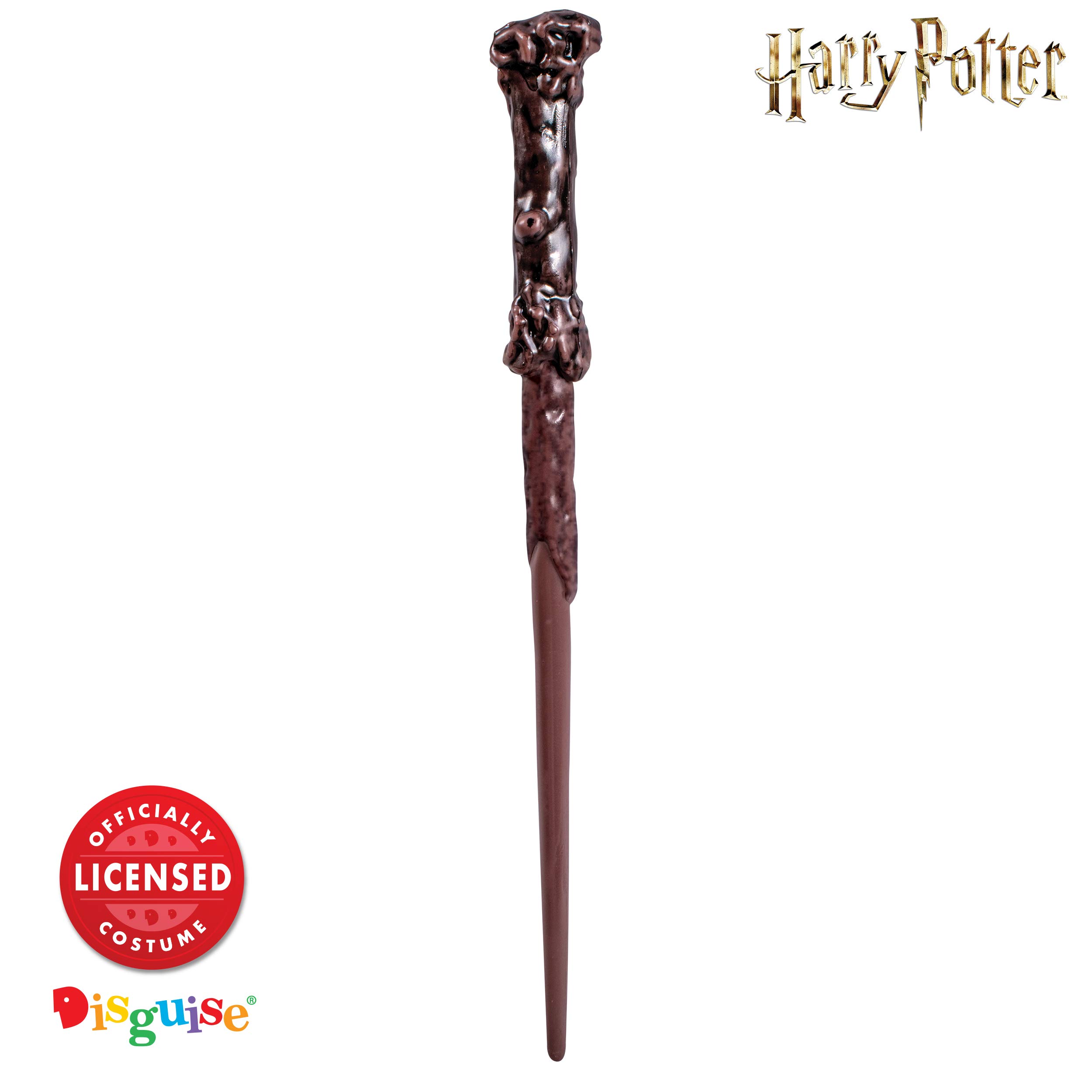 Disguise Harry Potter Wand, Official Hogwarts Wizarding World Harry Potter Costume Accessory Wand Brown 13.5 Inch Length, Includes One wand