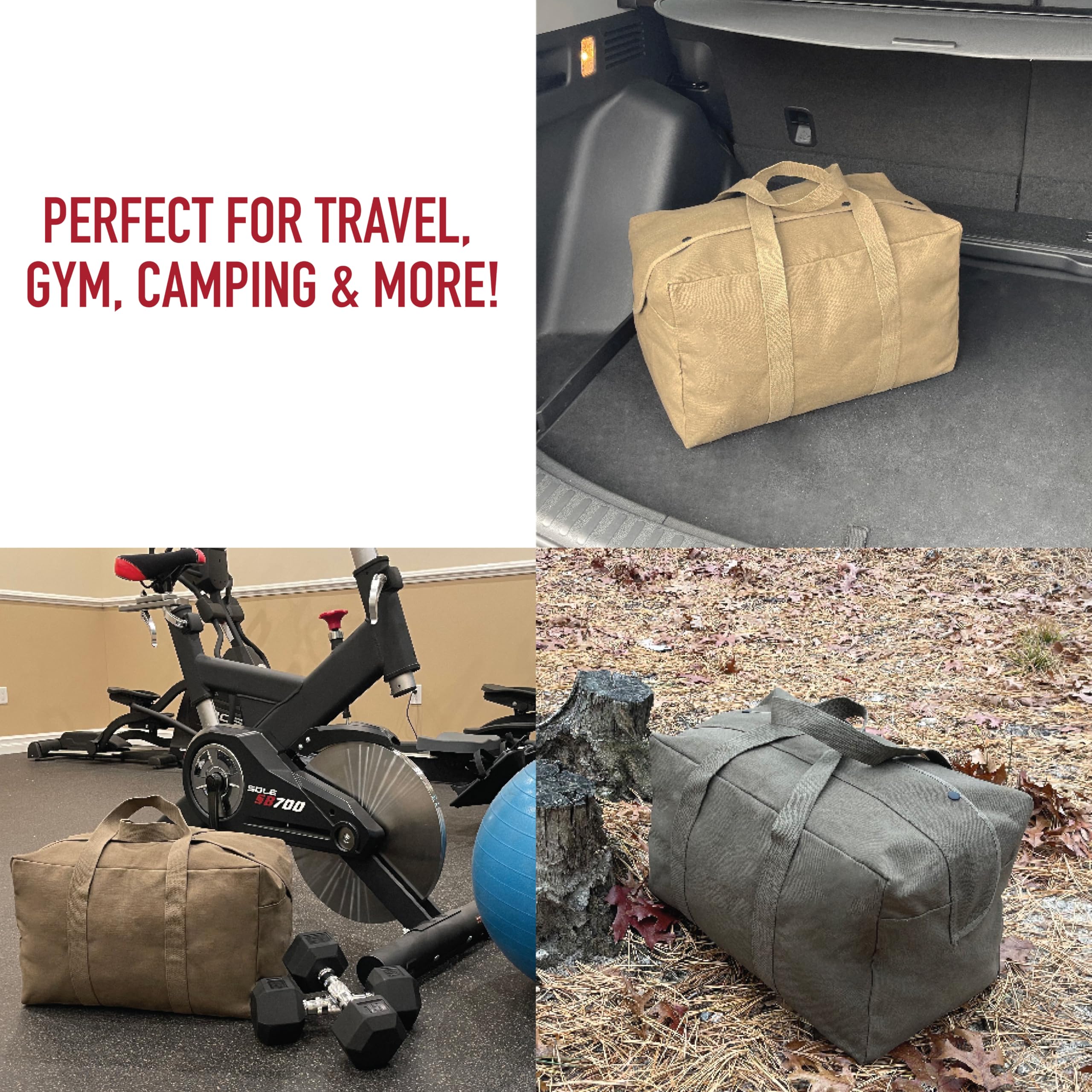 Rothco 3523: Canvas Parachute Cargo Bag