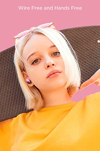 1MORE Stylish True Wireless in-Ear Headphones - Bluetooth - 6.5 Hours of Battery - 15-Minute Quick Charge for 3 Hours of Use β Portable Charging Headphone Case Included - Pink (Renewed)