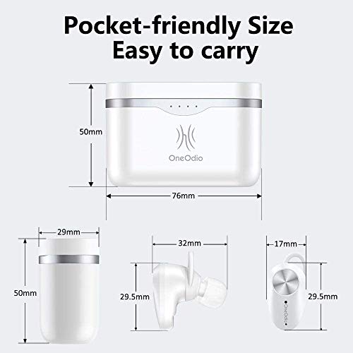 OneOdio A100 True Wireless Earbuds Active Noise Cancelling Earphones Bluetooth 5.0 Headphones with Mic IPX5 Waterproof ANC TWS