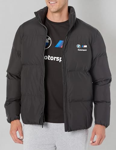 PUMA Men's BMW M Motorsport Padded Jacket, Black, Large