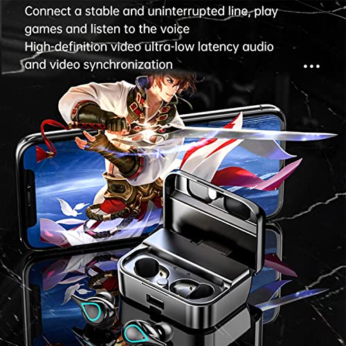 Kamon M31A True Wireless Earbuds Bluetooth 5.2 Headphones, Game, Music Dual-Mode, Touch Control, IPX6 Waterproof Stereo Earphones Battery Display & TWS in-Ear Built-in Mic Headset