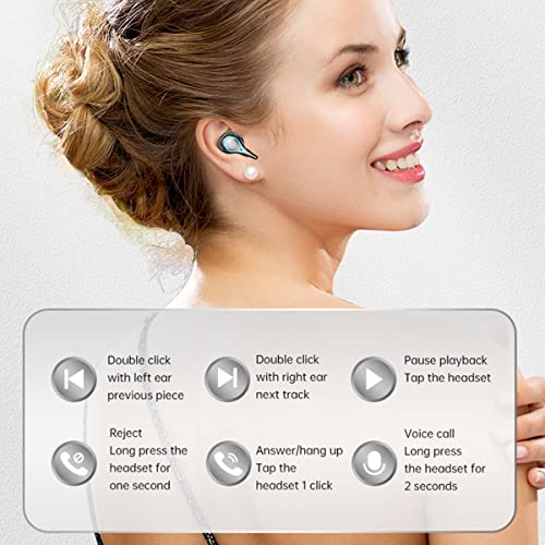 Kamon M31A True Wireless Earbuds Bluetooth 5.2 Headphones, Game, Music Dual-Mode, Touch Control, IPX6 Waterproof Stereo Earphones Battery Display & TWS in-Ear Built-in Mic Headset
