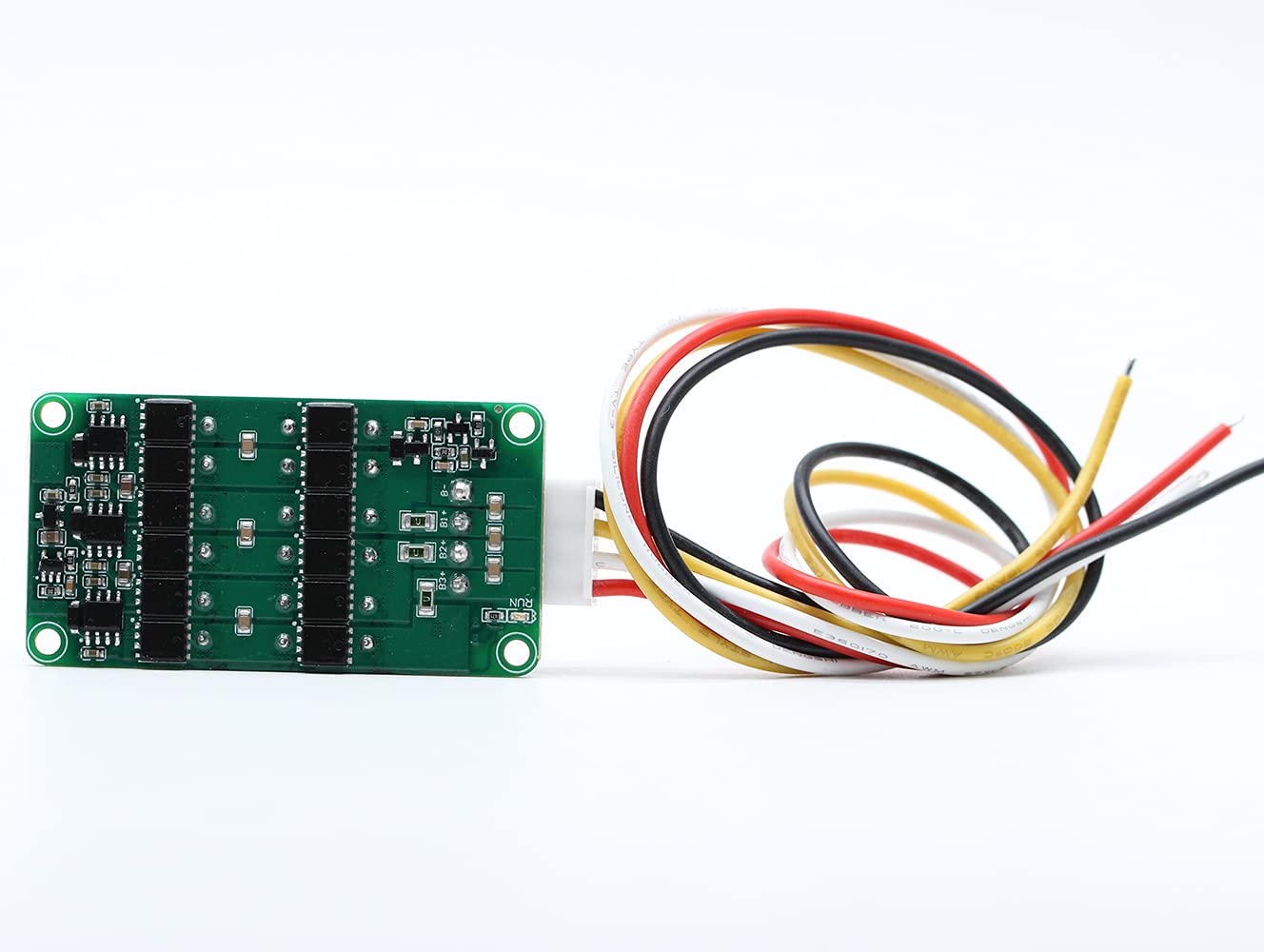 5A 3S 12V 12.6V Battery Active Equalizer BMS Balancer LFP Lifepo4 Lithium Lipo Li-ion Battery Energy Transfer Board Active Balance Equalization Module Capacitor Whole Group Balancer w/Silicone Cable