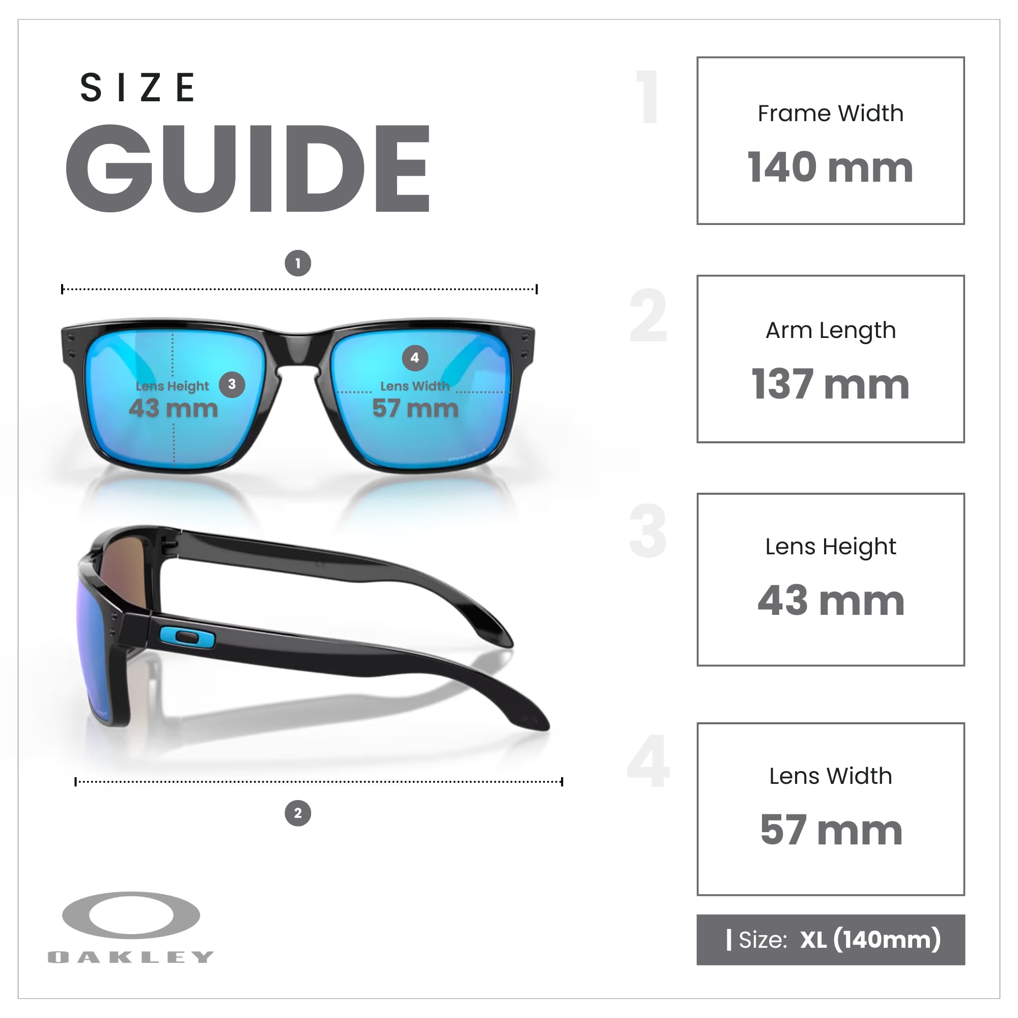 Oakley Holbrook OO9102 9102F5 57MM Polished Black/Prizm Sapphire Square Sunglasses For Men + BUNDLE Accessory Leash Kit+ BUNDLE with Designer iWear Eyewear Kit