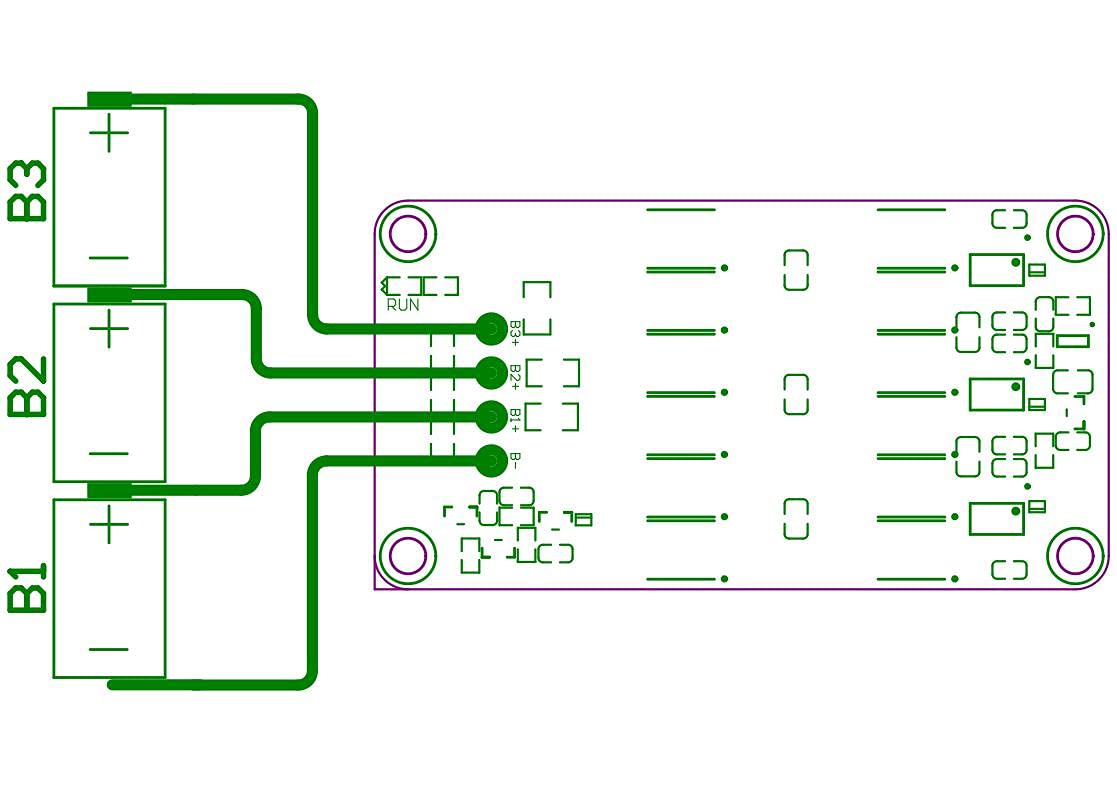5A 3S 12V 12.6V Battery Active Equalizer BMS Balancer LFP Lifepo4 Lithium Lipo Li-ion Battery Energy Transfer Board Active Balance Equalization Module Capacitor Whole Group Balancer w/Silicone Cable