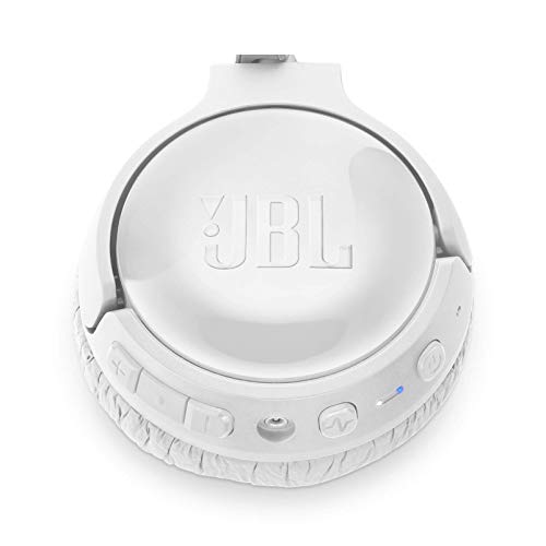 JBL TUNE 600BTNC - Noise Cancelling On-Ear Wireless Bluetooth Headphone - White (Renewed)