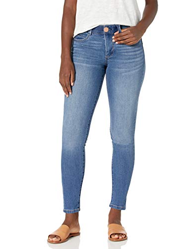 Vintage America Blues Women's F'ab Body Sculpt Skinny Full Length Denim Jean, Wisp, 4