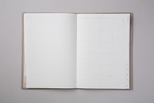 Takahashi Shoten Takahashi Notebook, 2024 B6, Monthly Torinco 2, Greige No. 515 (Begins December 2023)