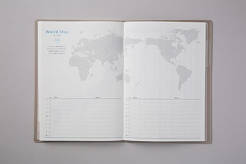 Takahashi Shoten Takahashi Notebook, 2024 B6, Monthly Torinco 2, Greige No. 515 (Begins December 2023)