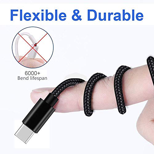 USB C Charger Cord 3FT 6FT 10FT Cable for Samsung Galaxy A14 A13 A53 5G S22 S21 S20 Plus Ultra FE A71 A21 A51/A32 A03S A50 A20 A11 A12,S10 S10E,Note 10 20,Pixel 4 4A XL,Fast Charging Charge Power Wire