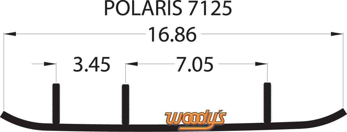 WOODYS (SPC) PR/WOODYS 8" CARBIDE POL WPI-7125