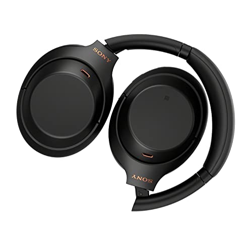 Sony WH-1000XM4 Wireless Noise Canceling Over-Ear Headphones (Black) WLA-NS7 Wireless TV Adapter Bundle (2 Items)