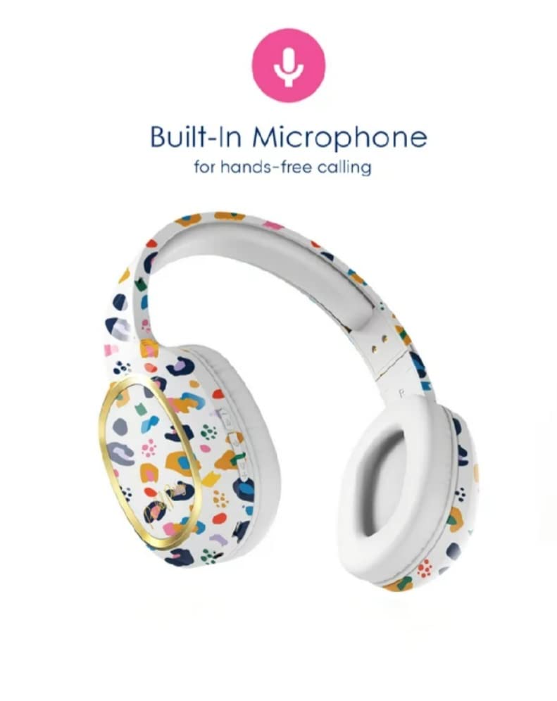 Packed Party Wireless Bluetooth Headphones (Leopard Print)