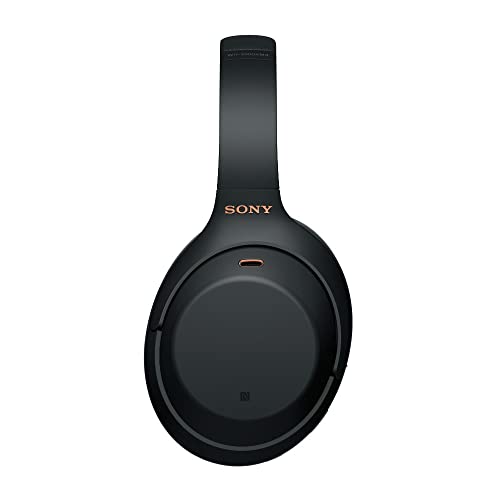 Sony WH-1000XM4 Wireless Noise Canceling Over-Ear Headphones (Black) WLA-NS7 Wireless TV Adapter Bundle (2 Items)