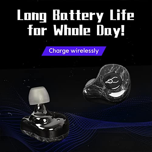 Sabbat E12 3D Clear Sound True Wireless Earbuds Blutooth 5.2 TWS Stereo Earphones A week's Endurance with Built-in Mic and Charging Case for iPhone, Samsung, iPad, Android(Gunmetal)